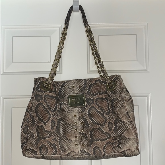 Nicole by Nicole Miller | Bags | Nicole By Nicole Miller Snake Print ...